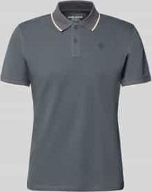 Blend Regular Fit Poloshirt mit Logo-Stitching Modell Hedin