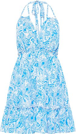 Izia Sommerkleid Damen blau weiss