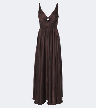 Zimmermann Maxikleid aus Seide