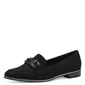 Marco Tozzi Damen Slipper Elegant Vegan, Schwarz (Schwarz), 39 EU