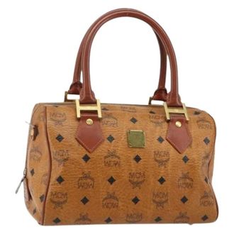 MCM Sac &agrave; main Pre-owned - Femme - Pre-owned - Brun - Taille: ONE Size
