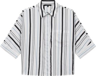 Bugatti Femme, Blouses et Chemises, Multicolore, Taille: 42 FR Chemisier &agrave; Rayures