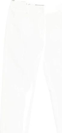 Max Mara Femme, Pantalons, Blanc, Taille: 42 FR Wkdcecco Cropped Pantalons