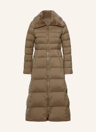Duno Duno Daunenmantel Melrose Mit Kunstfell beige