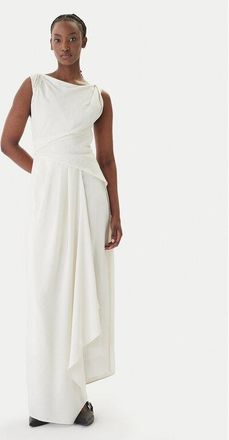 Eleh Abendkleid SS260237 Wei&szlig; Regular Fit