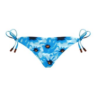 Vilebrequin Side Tie Bikini Bottom Poppies - - Swimwear - Damen - Blau - M