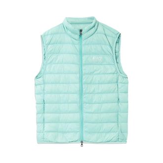 Emporio Armani Emporio Armani Ea7, Homme, Vestes, Bleu, Taille: S Gilet Matelass&eacute; en Duvet
