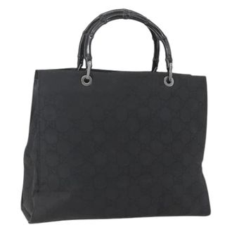 Gucci Pre-owned Nylon Handtasche - - Pre-owned - Damen - Schwarzk - ONE SIZE