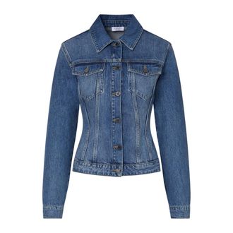 Liu Jo Femme, Vestes, Bleu, Taille: 40 FR Veste en jean avec cordons