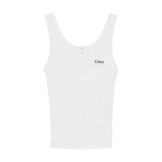 Chlo&eacute; D&eacute;bardeur en Jersey &Eacute;l&eacute;gant - Femme - Tops - Blanc - Taille: 42 FR