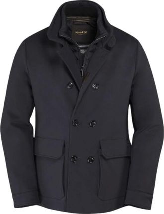 Moorer Homme, Vestes, Bleu, Taille: 3XL Bas-TZ Veste Crois&eacute;e