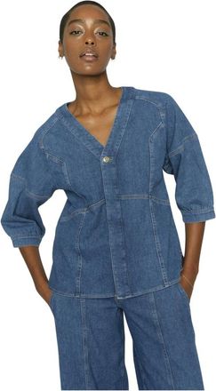 Mos Mosh MOS Mosh, Femme, Blouses et Chemises, Bleu, Taille: 42 FR Blouses