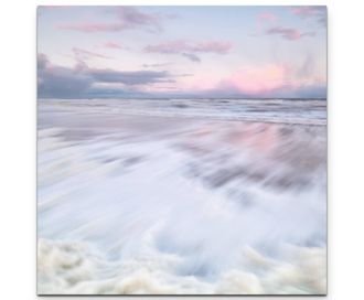 Paul Sinus Art Leinwandbilder | Bilder Leinwand 60x60cm Meer in den Niederlanden