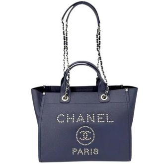 Chanel Pre-owned Vintage Tote Bag - - Pre-owned - Damen - Blau - ONE SIZE