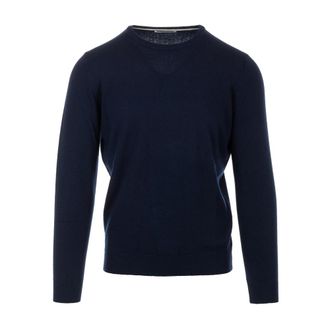 KANGRA Blaue Pullover - - Knitwear - Herren - Blau - L