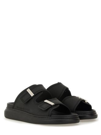 Alexander McQueen Hybrid Double Sandal - Black