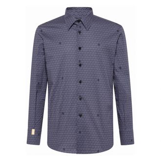 Billionaire Boys Club Shirt Silver Cut LS/Milano Lion - - Shirts - Herren - Schwarzk - S