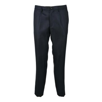 Michael Coal Elegante Hose aus Wollmischung - - Trousers - Herren - Blau - W33