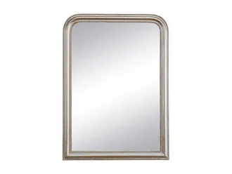 Vente-Unique Miroir trumeau en Bois de Paulownia - L. 80 x H. 110 cm - Champagne - Heloise