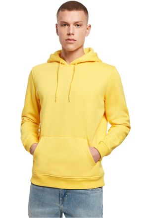 Build Your Brand Herren Kapuzenpullover Heavy Hoody, l&auml;ssiger Hoodie f&uuml;r M&auml;nner, 5XL, Taxi Yellow