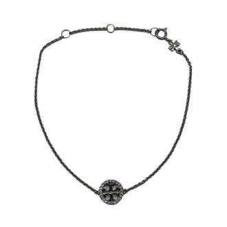 Tory Burch Miller Pave Chain Bracelet - - Accessories - Damen - Schwarzk - ONE SIZE