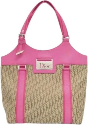 Dior Sac bandouli&egrave;re en toile et cuir Pre-owned - Femme - Pre-owned - Multicolore - Taille: ONE Size
