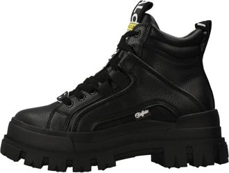 Buffalo Femme, Chaussures, Noir, Taille: 35 EU Bottes &agrave; lacets