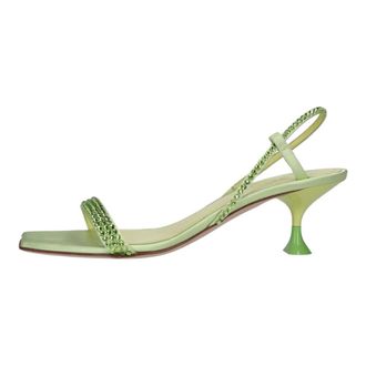 3Juin 3Juin, Femme, Chaussures, Vert, Taille: 38 EU Sandales &agrave; talons hauts
