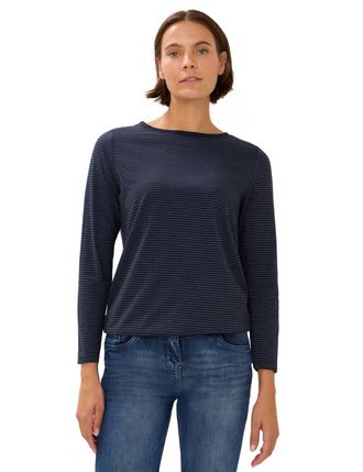 Cecil Damen Shirt mit tonalen Streifen