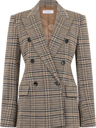 Max Mara Femme, Vestes, Brun, Taille: 36 FR Veste crois&eacute;e