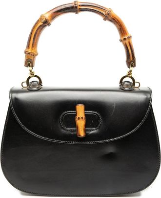 Gucci Hobo Bags - Calfskin Bamboo Night - Gr. unisize - in Schwarz - f&uuml;r Damen