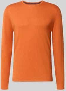Christian Berg Strickpullover aus Baumwolle mit Rundhalsausschnitt