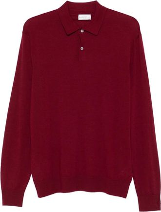 Ballantyne Klassisches Poloshirt - Rot