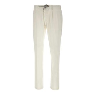 Eleventy Homme, Pantalons, Blanc, Taille: W34 Pantalon fusel&eacute;