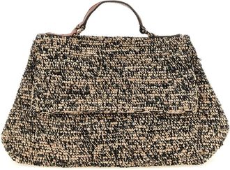 Ibeliv Femme, Sacs, Multicolore, Taille: ONE Size Lahady Raffia Handbag