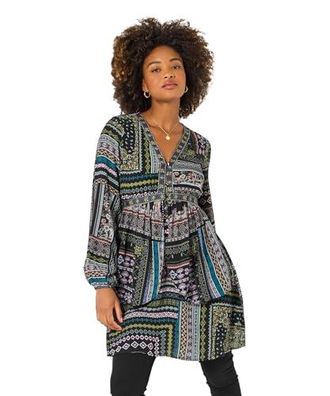 Joe Browns Black Boho Tunic Dress Maillot de Tunique, Noir, 46 Femme