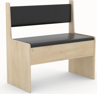 VCM Holz Eckbank Sitzbank für Esstisch | Bank mit Truhe | Esal Maße H. 80 x B. 80 x T. 42 cm
