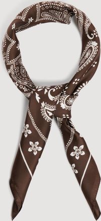 Sandro Foulard en soie &agrave; imprim&eacute; bandana