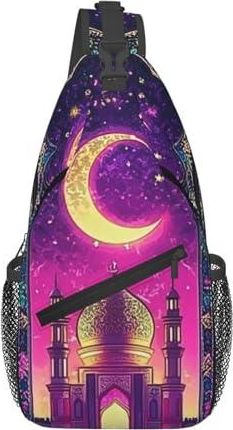 Generic Sac &agrave; bandouli&egrave;re Persian Starry Night And Mosqu&eacute;e Sac &agrave; bandouli&egrave;re Sac &agrave; dos de voyage pour homme Sac &agrave; dos de randonn&eacute;e