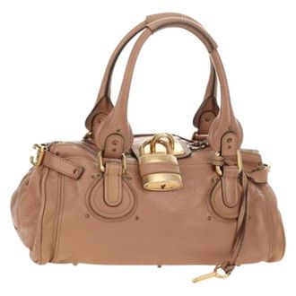 Chlo&eacute; Pre-owned Leder Handtasche - - Pre-owned - Damen - Beige - ONE SIZE