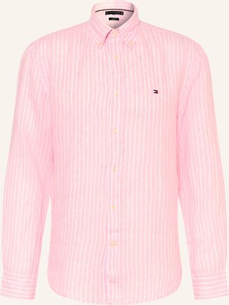Tommy Hilfiger Leinenhemd Regular Fit pink
