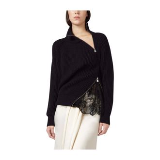 Giuseppe Di Morabito Femme, Pulls, Noir, Taille: 38 FR Maille &agrave; col rond