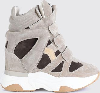 Isabel Marant Balskee High-Top-Wedge-Sneakers aus Veloursleder