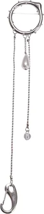 8 by YOOX DOUBLE CHAIN BROOCH