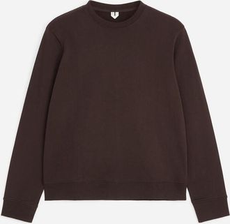 Arket Mittelschweres Sweatshirt -Braun