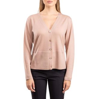 Max Mara Pullover mit langen &Auml;rmeln - - Knitwear - Damen - Beige - M
