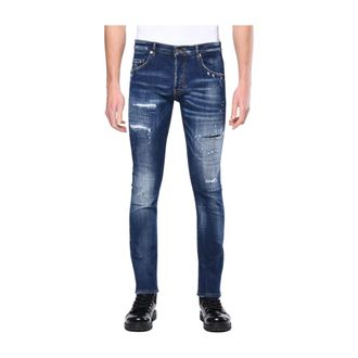 My Brand Dunkelblaue Ripped Jeans - Einzigartiger Stil und Perfekte Passform - - Jeans - Herren - Blau - W36