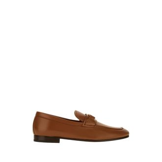 Valentino Garavani Mocassins VLogo Signature en cuir nappa - Femme - Chaussures - Brun - Taille: 41 EU