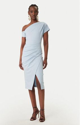 Rinascimento Rinascimento Coctailkleid CFC0127793003 Himmelblau Slim Fit