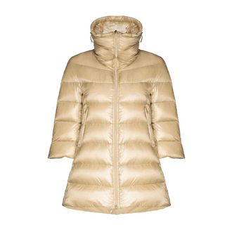 Herno Beige Casual Daunenmantel - - Coats - Damen - Beige - XS